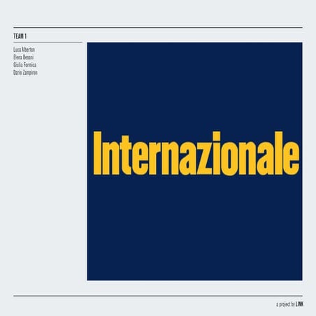 Gruppo 1 internazionale | PDF