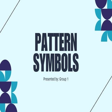 TLE G9 Q1 PATTERN SYMBOLS FOR DRESSMAKING | PDF