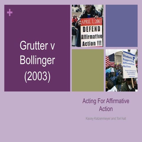 Grutter v bollinger | PPTX