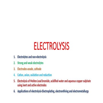GR X CHEMISTRY ICSE LESSON ELECTROLYSIS.pptx