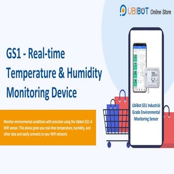 Gs1 Real Time Temperature And Humidity Monitoring Device Ubibot