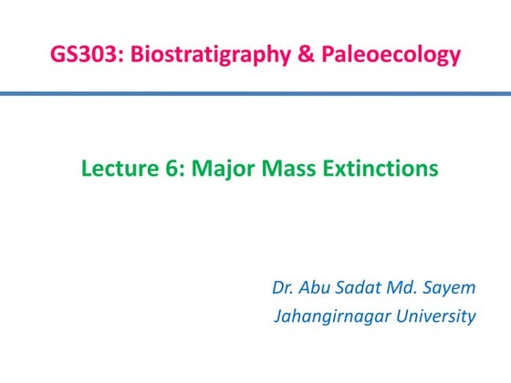 SCIENCE9-Mass Extinction,TYPES OF MASS EXTINCTION.pptx