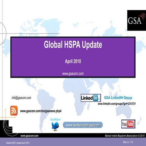 GSA HSPA Slide Deck April 2010 | PPT