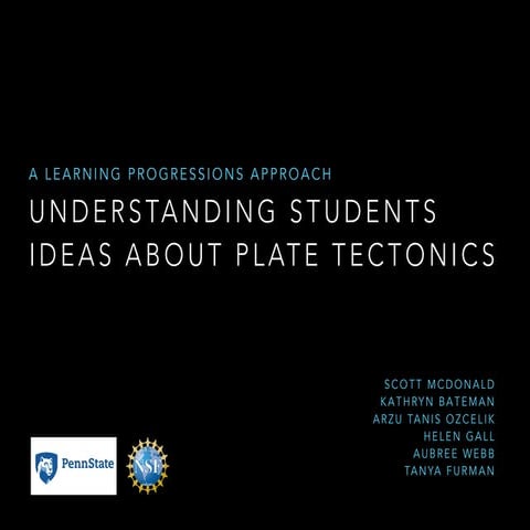 A Learning Progressions Approach to Understanding Students Ideas about ...