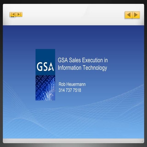 Gsa Sales Execution It 2 | PPT