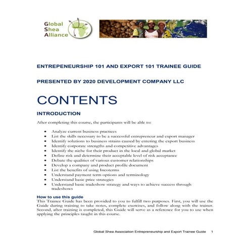 Guide to Entrepreneurship | PDF