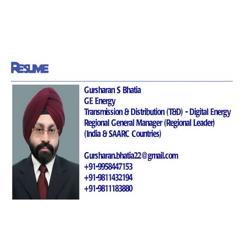 Gsb Resume Oct 2010 | PPT