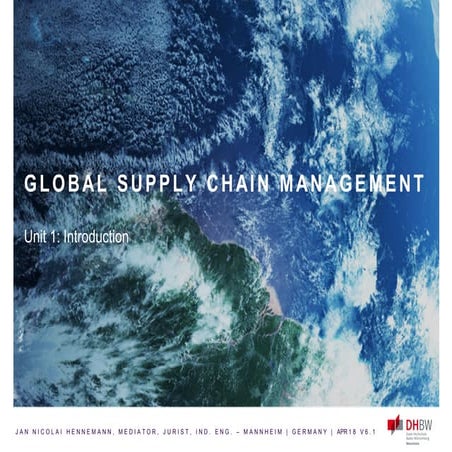 Global Supply Chain Management Pdf