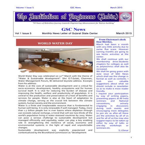 GSC NEWS March 2015 | PDF