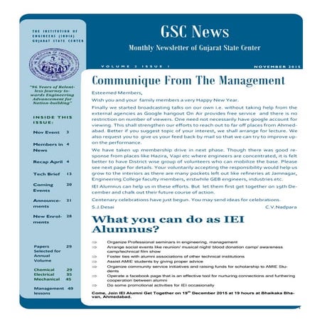 GSC News Nov 2015 | PDF