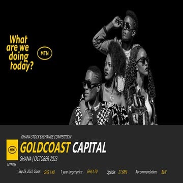 2023 MTN Ghana Equity Valuation Analysis | PPTX