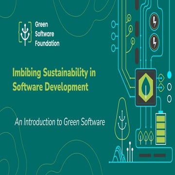 Challenges in Software Engineering for Green Software Development | PDF