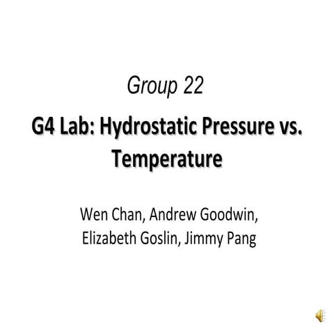 G4 Presentation | PPT | Chemistry | Science