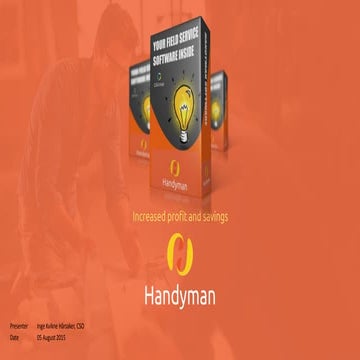 Handyman - a smart field service application | PDF