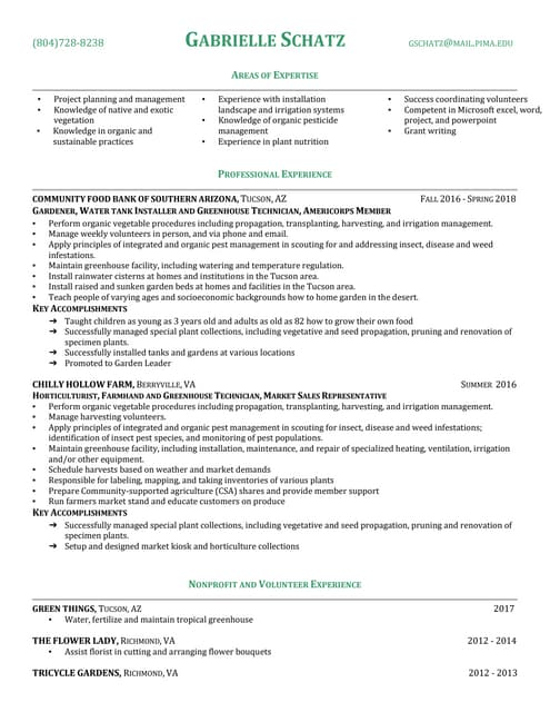 Horticulturist | PDF