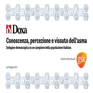 Asma: ne soffre il 6% degli italiani. Doxa x GSK | PDF
