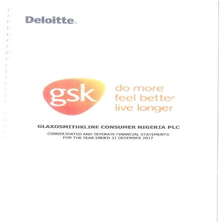 GSK Nigeria annual report 2017 | PDF