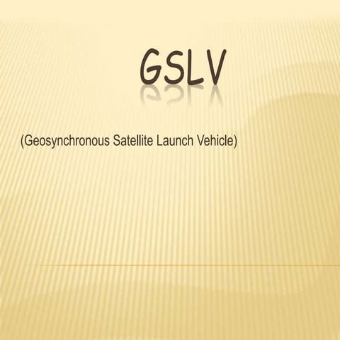 Gslv | PPTX