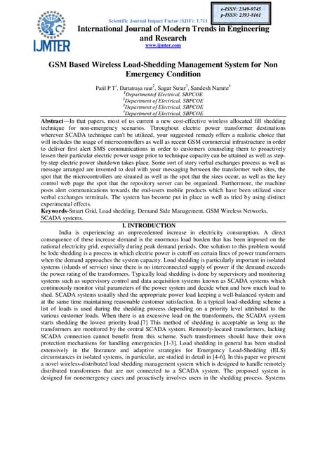 Optimum energy management system | PPTX