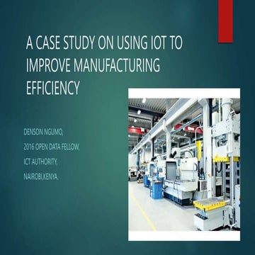 Internet of Things Case Study | PDF