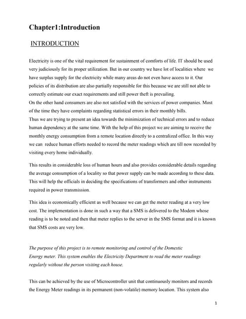 Smart Metering System Pptx Telecommunications Industry Industries