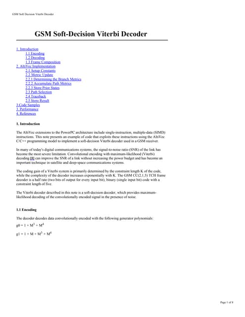 Gsm Soft Viterbi Code Pdf 1221