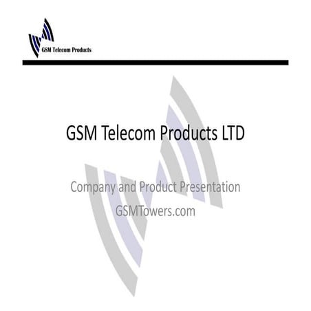 Gsm Telecom Products Ltd | PDF