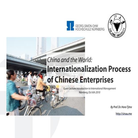 Internationalization Process of Chinese Enterprises (updated Sep 19 ...
