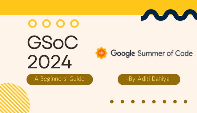 GSoC 2024 | PPT GSoC 2024 | PPT