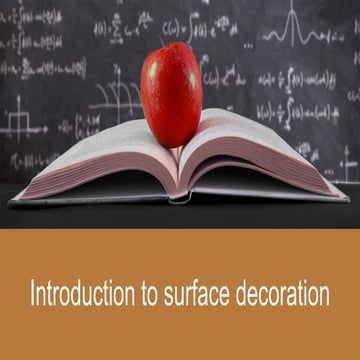 Garment surface ornamentation introduction | PPTX