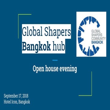 Global Shapers Community - Presentation | PDF