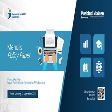 Gsp paparan penulisan policy paper | PPTX