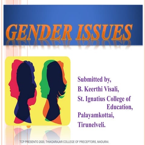 GENDER FAIR SCHOOL ENVIRONMENT | PPTX