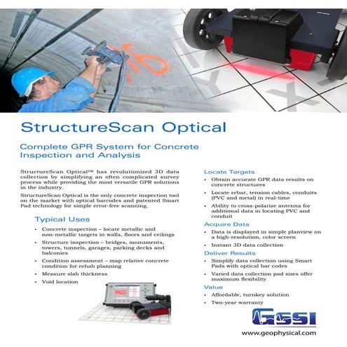Gssi Structure Scan Optical Brochure | PDF
