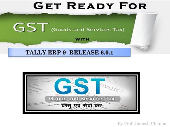 Gst in tally | PPT