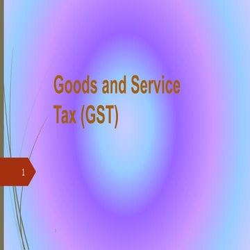 Gst ppt | PPTX