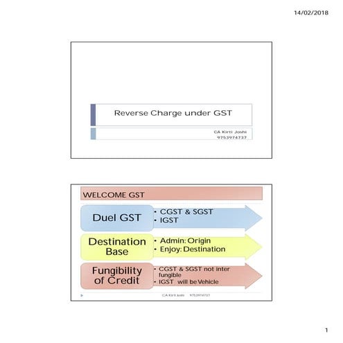 GST RCM | PDF | Business Accounting & Finance | Business