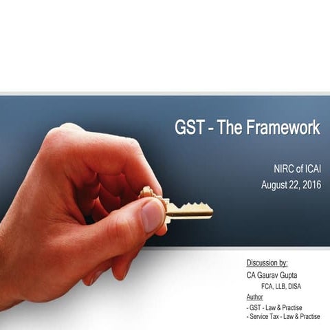 Gst the framework | PDF