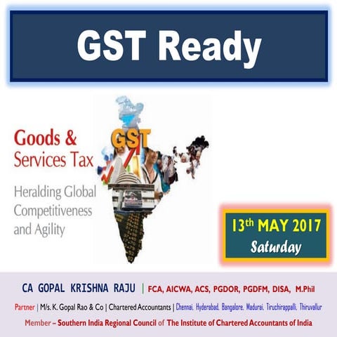 GST Presentation as on May 2017 | PDF