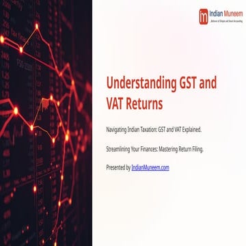 Online GST Return Filing - Indian Muneem | PPTX