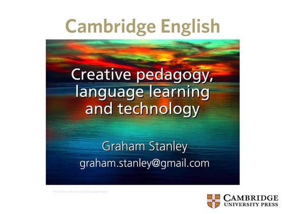 Pedagogy for creative disciplines: implications for learning space design | PPT
