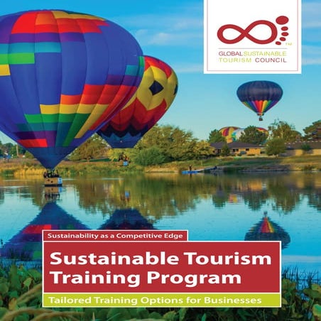 GSTC Sustainable Tourism Training Program Overview for Tourism ...