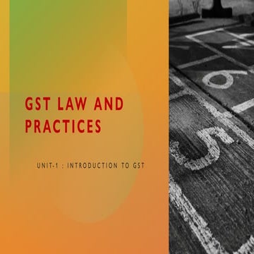 GST chapter 1_ PPT (1).pdf law and practice | PDF