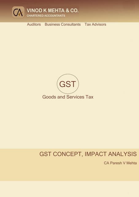Gst flowchart icai assessment | PDF