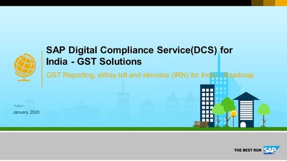 Gst e way bill solution from sap | PDF