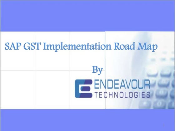Implementation of GST in SAP | PPT