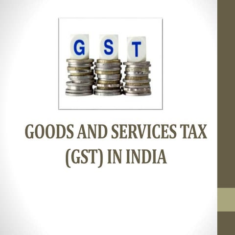 GST in india | PPTX