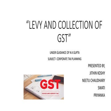Gst ppt | PPTX