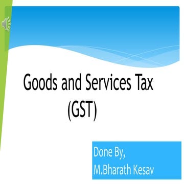 Gst And its Impacts Project | PPTX