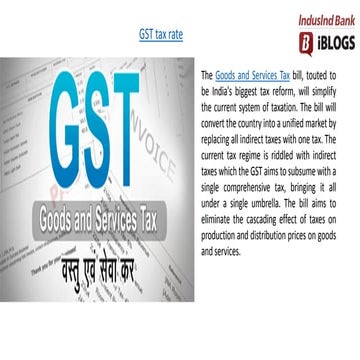 Gst rate | PDF